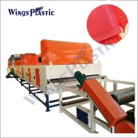 China 500kg/H PVC PP Plastic Mat Making Machine with 1200mm Width and EPVC Foam Backing for Eco-Friendly Floor Mats for sale