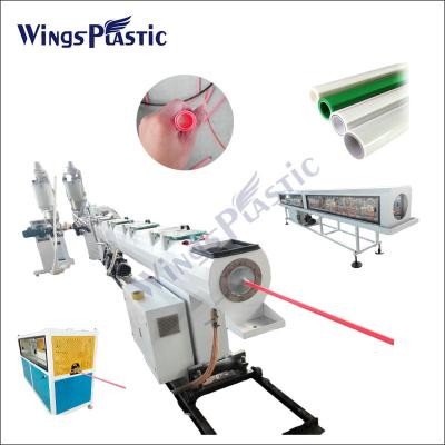 China HDPE PE PP PPR Water Supply Pipe Extrusion Machine 16-110mm Diameter 150-200kg/h Capacity for sale