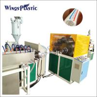 China PVC Garden Irrigation Hose Making Machine Braiding Hose Extrusion Line 16-75mm 60kg/h for sale