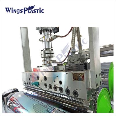 China Plastic Sheet Extruder Machine SJ90/33 for PET PP EVA PS PC with 500-1220mm Thickness and 450kg/h Capacity for sale