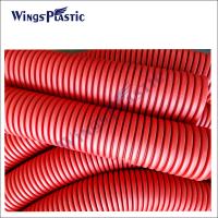 China LDPE Double Wall Corrugated Pipe Extrusion Machine High Speed HDPE PE Corrugated Pipe Making Machine for sale