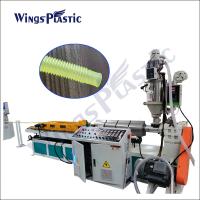 China PE PP PA PVC Medical Electrical Hose Corrugated Pipe Making Machine with 15-30 m/min Production Speed and PLC Control for sale