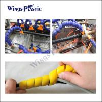 China PE Spiral Guard Hose Extruder Machine with PLC Control System for sale