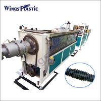 China PE Round/Flat Round Corrugated Pipe Extruder Machine For Bridge Beams for sale