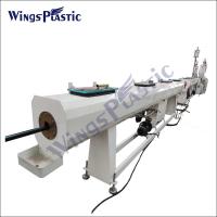 China Wings Plastic 40-110MM PE PP PERT Pipe Extruder Machine for Efficient Production for sale