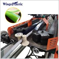 China HDPE PVC Double Wall Corrugated Plastic Pipe Extrusion Machine for sale