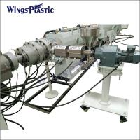 China PE PP Plastic Pipe Extrusion Line Machine for HDPE PPR Pipe Production with High-Speed Output and Energy Efficient Design for sale