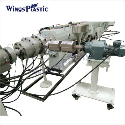 China PE PP Plastic Pipe Extrusion Line Machine for HDPE PPR Pipe Production with High-Speed Output and Energy Efficient Design for sale