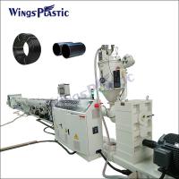 China PPR PE Plastic Water Pipe Making Machine Polyethylene Pipe Production Line for sale