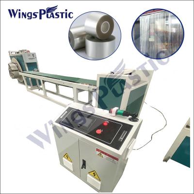 China Recycled PS PC PET Plastic Curtain Sheet Extruder Machine 200-700mm Thickness with PLC Control System for sale