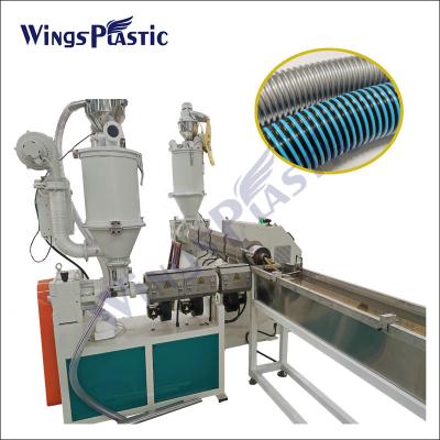 China EVA Spiral Hose Extrusion Line for Vacuum Cleaner & Pool Hose 30-60mm for sale