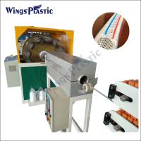 China PVC Fiber Reinforced Hose Extrusion Line 3 Layer Garden Pipe Making Machine 2 Extruders for sale