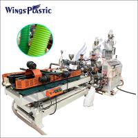 China High Speed HDPE Double Wall Corrugated Pipe Production Line Plastic Extruder DWC Pipe Making Machine for sale