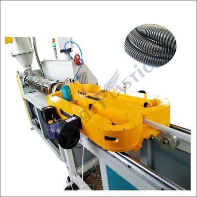 China High Speed Plastic Corrugated Pipe Making Machine/pe Pp Pvc Single Wall Corrugated Pipe Machine Line for sale