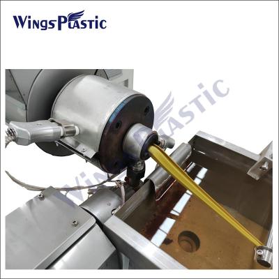 China Customized PVC LLDPE EVA Soft Spiral Corrugated Hose Extruder Production Line 50mm for sale