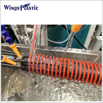 China PVC Spiral Suction Hose Production Line 25-300mm Diameter Extrusion System with Factory Direct Pricing for sale