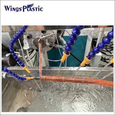 China PVC Spiral Suction Hose Extrusion Line 50-150mm Diameter Customizable Production Machine for sale