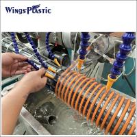 China PVC Suction Reinforced Spiral Hose Extrusion Machine Production Line 50-120mm for sale