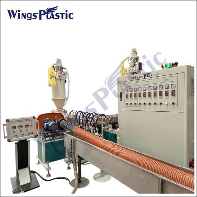 China PVC Spiral Suction Hose Extrusion Machine Line 50-150mm for Reinforced Pipe Production for sale