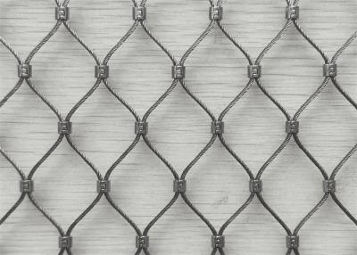 China 25*25mm AISI Stainless Steel Rope Netting Cable Railing 316L Corrosion Resistance for sale
