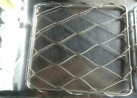China Hamburg Rhombus Decorative Stainless Steel Wire Rope Mesh Aisi316 for sale