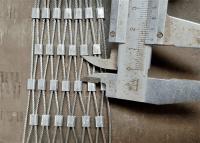 China 60 Degree Stainless Steel 304 Wire Mesh Rope Fence 303 2.0mm Animal Enclosure Hand Woven for sale