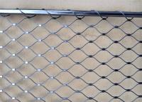China 4.0mm Aisi 304l Stainless Steel Ferrule Rope Mesh For Zoological Enclosures for sale