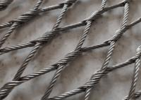 China Ferrule Stainless Steel Cable Mesh Railing Interwoven 2.0m SS304 For Animal Enclosure for sale