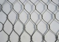 China 1.5mm 3.0mm Zoo Aviary Netting AISI316 Stainless Steel Hand Woven Mesh for sale