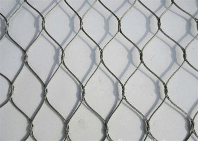 China 1.5mm 3.0mm Zoo Aviary Netting AISI316 Stainless Steel Hand Woven Mesh for sale