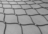 China 304 316 Webnet Stainless Steel Rope Mesh Colored PVC Plastic Coated 1.2 Mm for sale