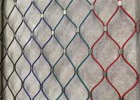 China Gold 7 X 7 Stainless Steel Cable Mesh 60 Degree for sale
