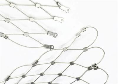 China Annapolis Stainless Steel Bird Aviary Wire Mesh Rhombus Shape Customizable Size for sale