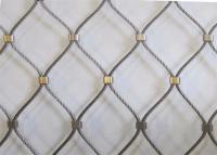 China AISI 316 Stainless Steel Aviary Mesh , Wire Rope 7x7 Metal Aviary Panels for sale