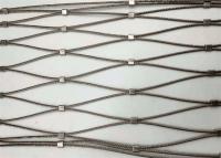 China Galvanised PVC Coated Diamond Mesh , Parrot Aviary Netting Stainless Steel for sale