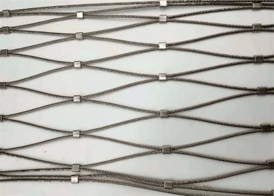 China High Strength Mesh Banister Guard 2.0mm Stainless Steel Wire Rope Mesh Net for sale
