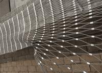 China Rhombus Stainless Steel Aviary Mesh Netting High Strength 2.0mm for sale