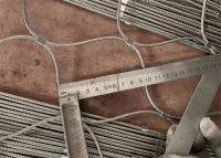 China Baton Rouge 7X7 Stainless Steel Aviary Netting Balustrade Wire Mesh Excellent Visibility for sale