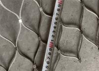 China 316L Stainless Steel Animal Zoo Enclosure Mesh Ferruled For Tiger Aviary for sale