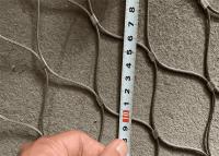 China Aisi 316 Ferrule 1.5mm Stainless Steel Rope Mesh Diamond Hole for sale