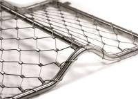 China AISI 316 Cable Mesh Railing , Weather Resistant Metal Balustrade Infill Panels for sale