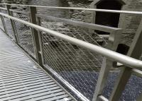 China AISI 316 Cable Mesh Railing , Weather Resistant Metal Balustrade Infill Panels for sale