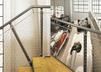 China Balustrade Infill Cable Mesh Railing Black Oxide , AISI Stair Barrier Safety Nets for sale