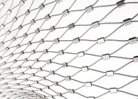 China Diamond Black Wire Mesh Railing Guard 60 Degree For Balcony for sale