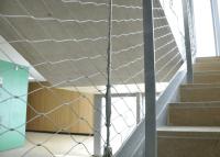 China Square Shape Webnet Stainless Steel Mesh Silver 0.5m-3m Width for sale