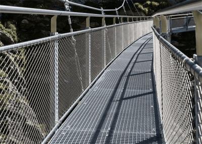 China Perth 1.2mm 1.5mm Wire X Tend Cable Mesh SS Rope Mesh Railings For Balcony for sale