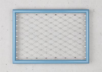 China 316 Stainless Steel Woven Mesh Cable Wire Mesh Balustrade 7×19 Marine Grade for sale