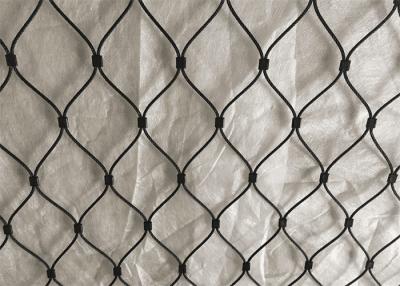 China X Tend Flexible Cable Mesh Ultrasonic Bath / Black Color Zoo Wire Cage Enclosures for sale