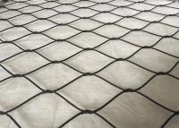 China Diamond AISI Balustrade Cable Mesh Animal Decorative Rope Fence For Animal Enclosure for sale