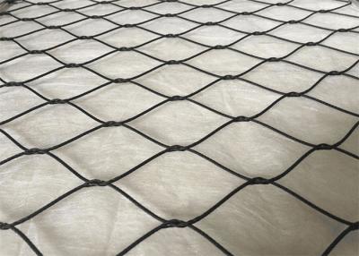 China Diamond AISI Balustrade Cable Mesh Animal Decorative Rope Fence For Animal Enclosure for sale